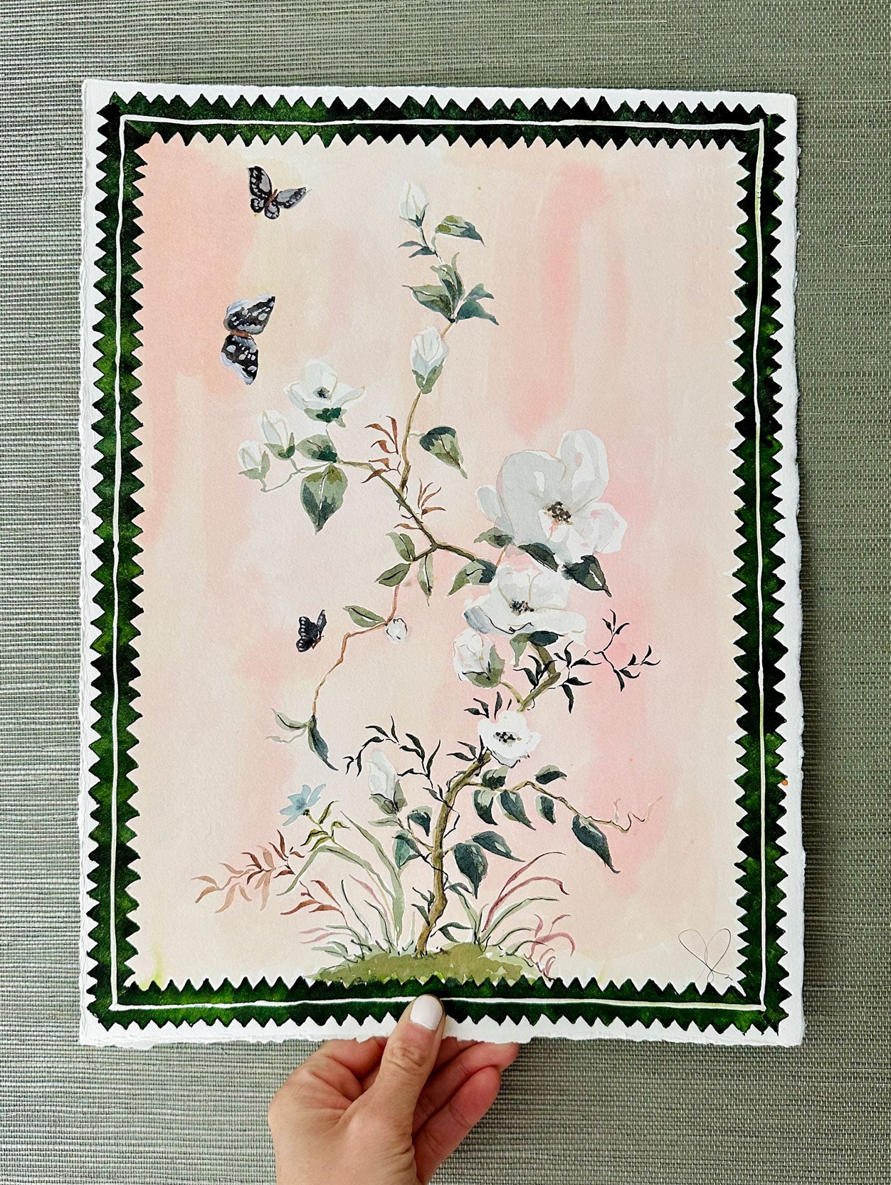 Climbing Vine with Ric-Rac